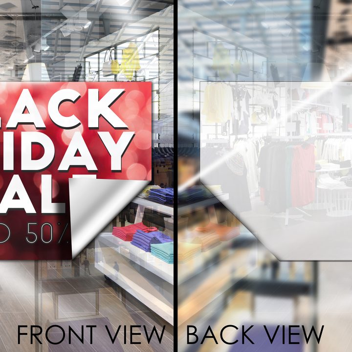 Custom Static Window Clings - Easy Order Banners